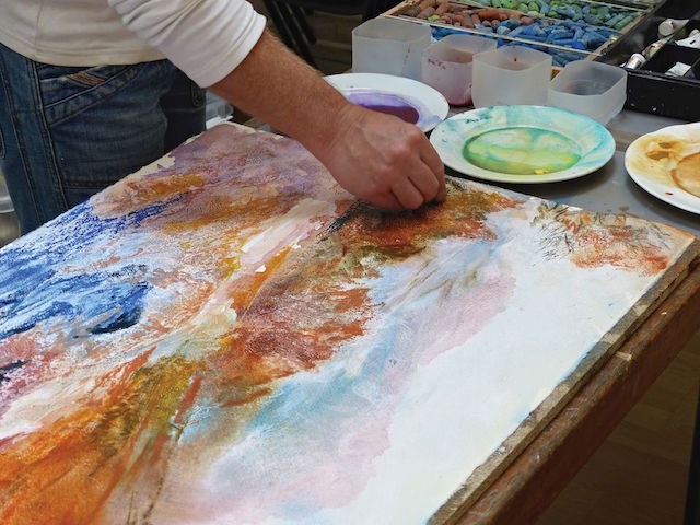 Higham Hall | Robert Dutton – Autumn colours and textures with pastel